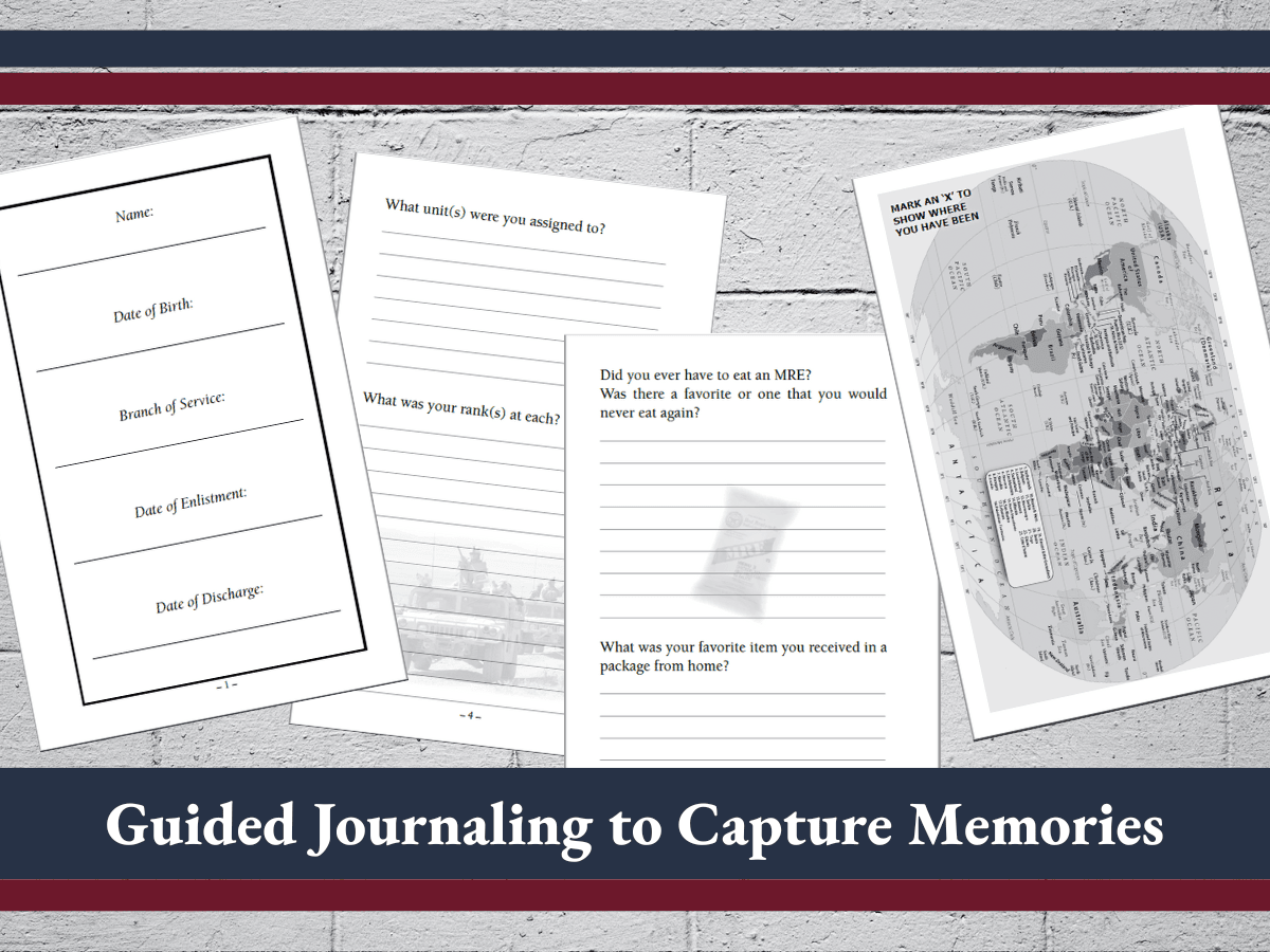 Military Memories Journal - Cookbook Specialists