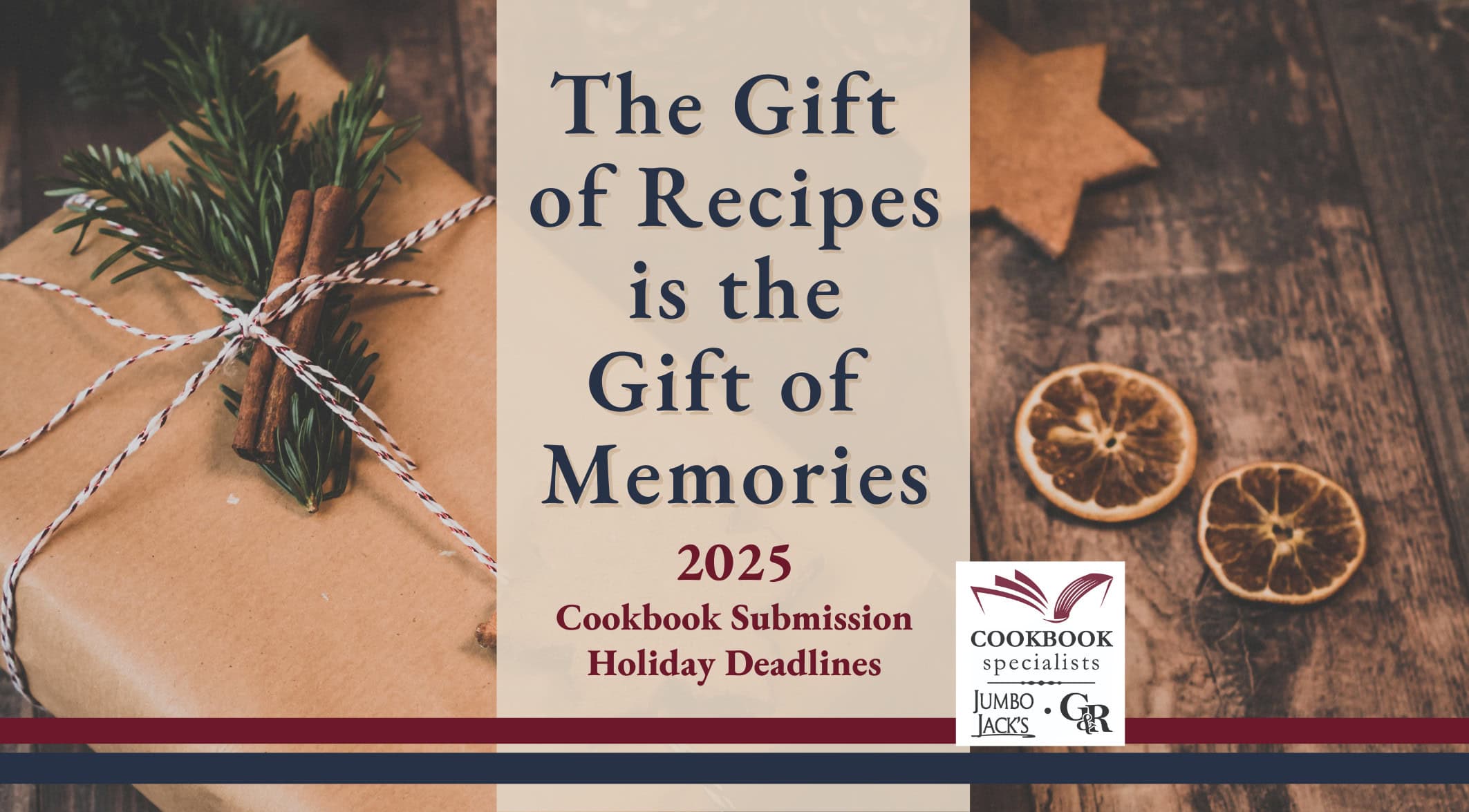 Holiday Submission Deadlines 2025 - Cookbook Specialists